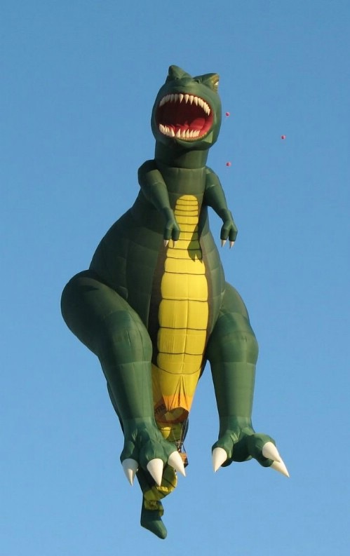 Strange shaped hot air balloons | Amusing Planet